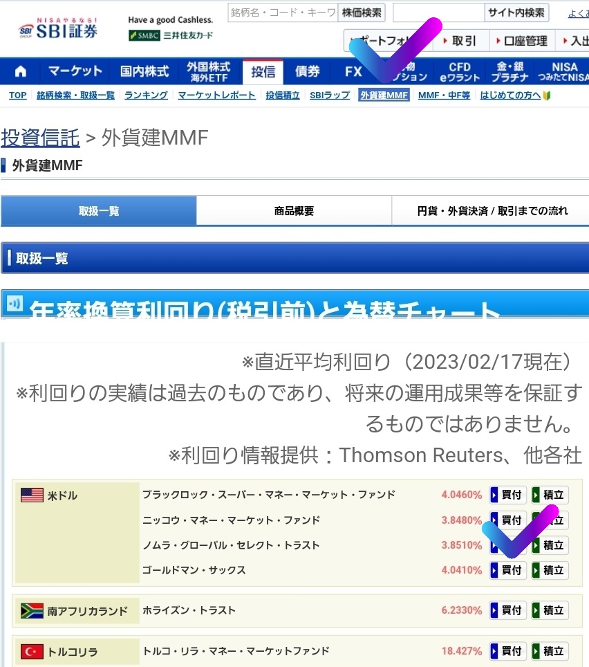 外貨建てMMFを購入してみた SBI証券 | あみこのブログ 40代老後不安を解消し楽しみたい life blog